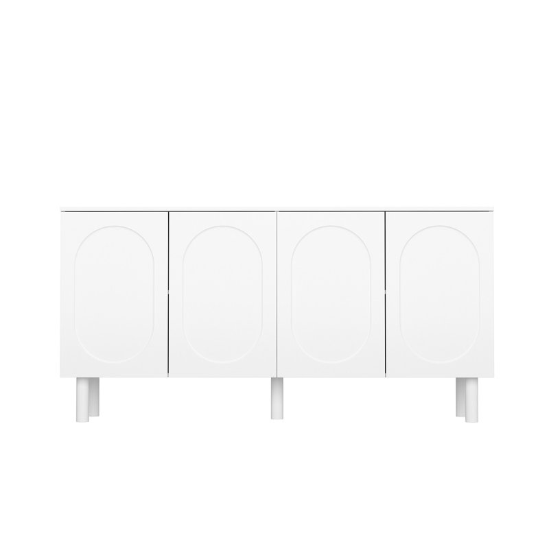 Ebern Designs 63”W Sideboard With 4 Door | Wayfair